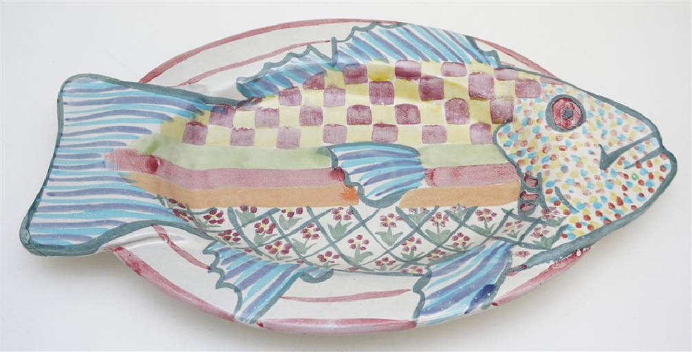 Mackenzie Childs Fish Platter