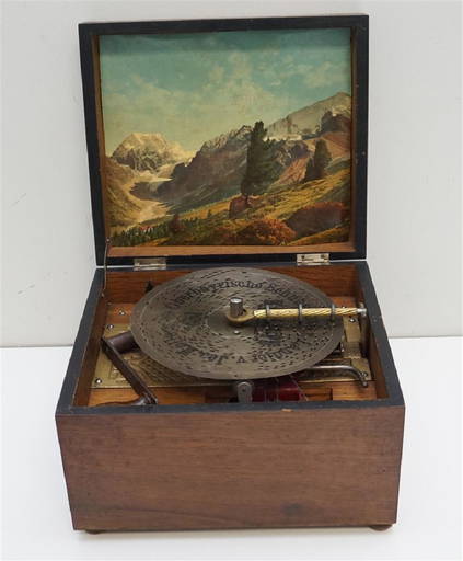 Kalliope Music Box & 12 Discs
