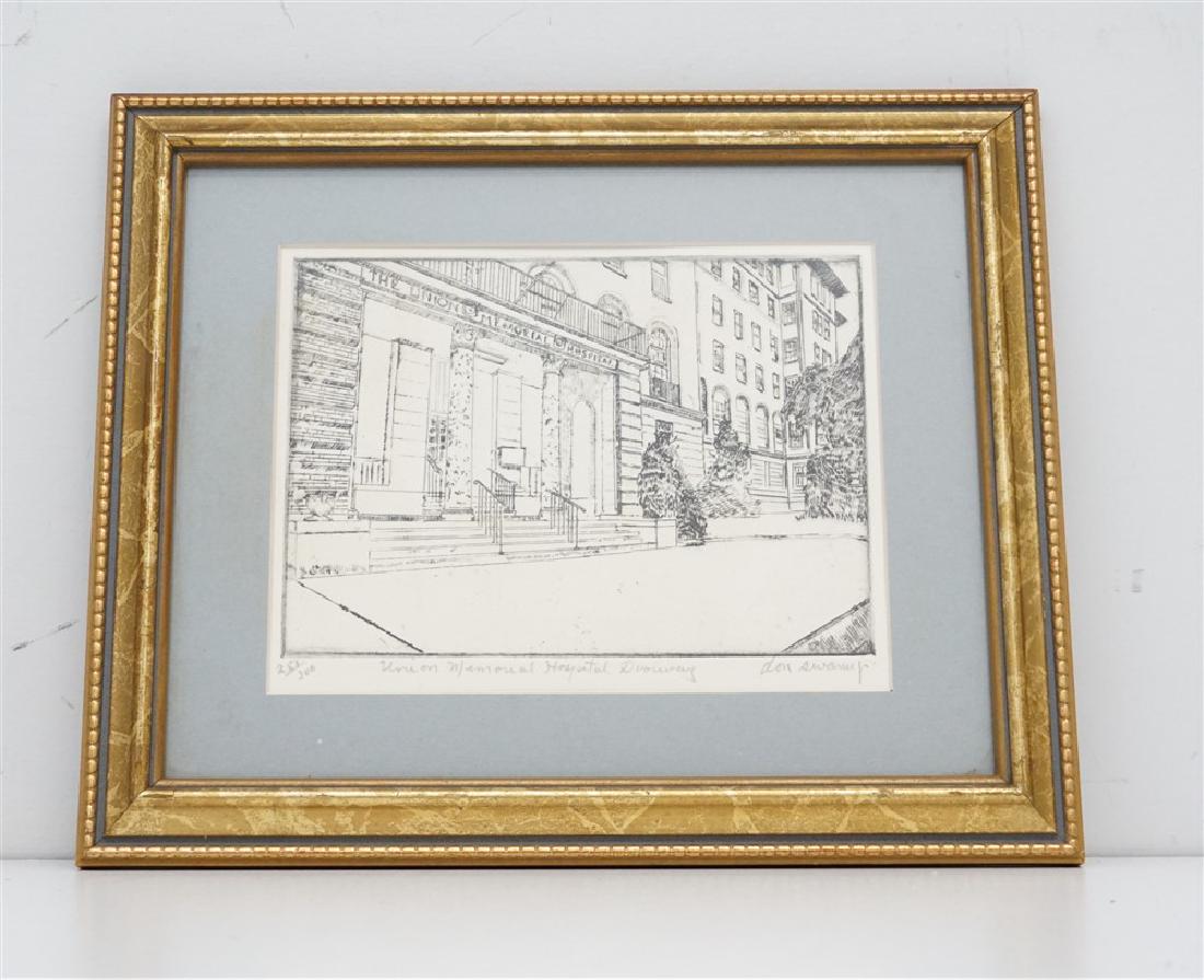 DON SWANN (1889-1954) ETCHING SIGNED