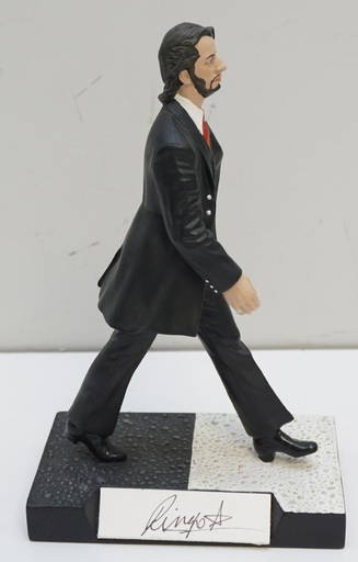 Autographed Ringo Starr Figurine