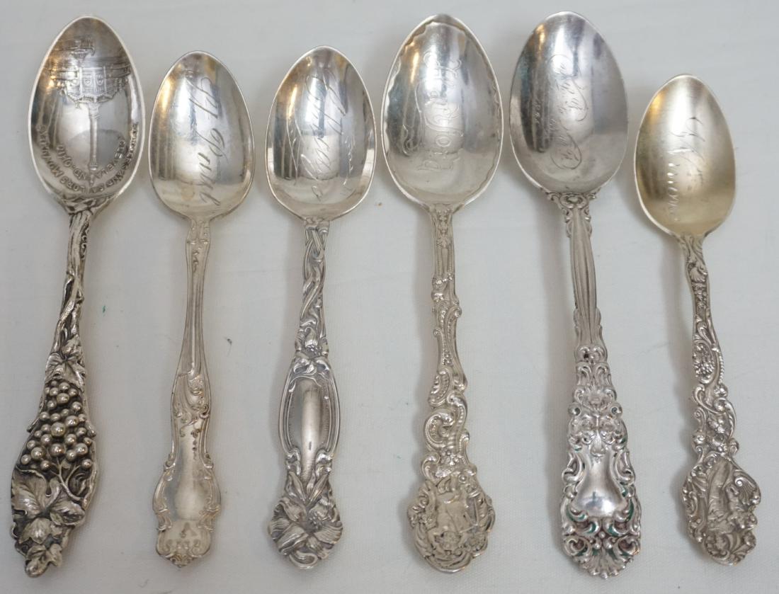 6 ANTIQUE STERLING SOUVENIR SPOONS - Feb 24, 2019 | Charleston Estate ...