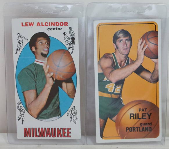 2 1969 Lew Alcindor & 1970 Pat Riley