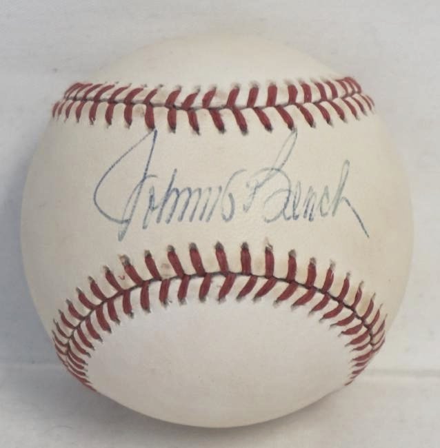 Johnny Bench Autographed Baseball