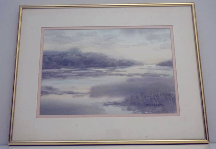 Bill Oplinger Original Watercolor Lowcountry