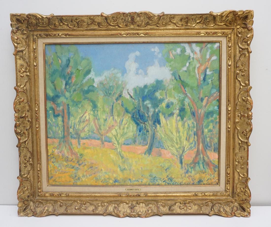 George Beattie Mid Century Oil Painting, Signed - Oct 04, 2014 | Ahlers ...