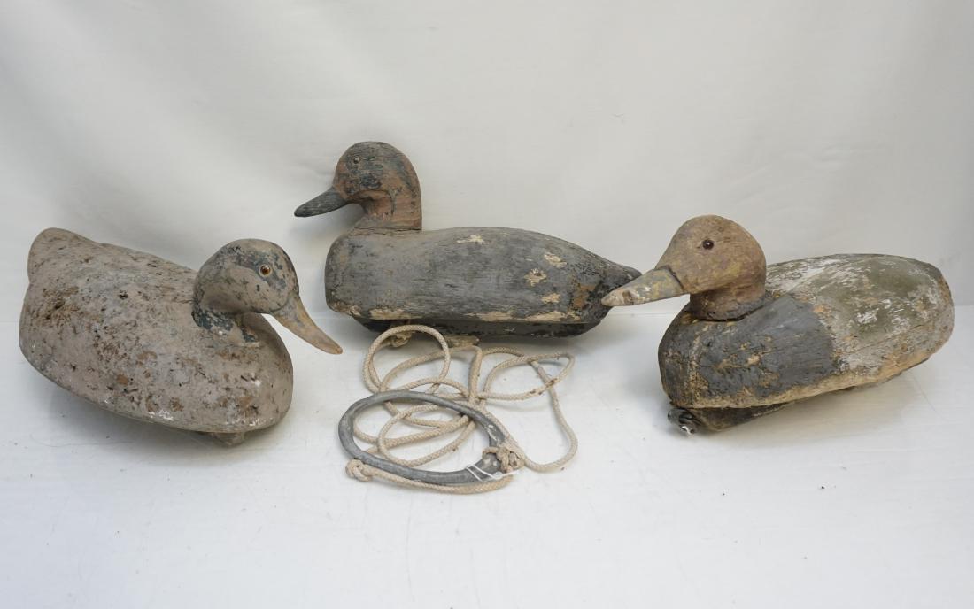 3 EARLY DECOYS EASTERN SHORE