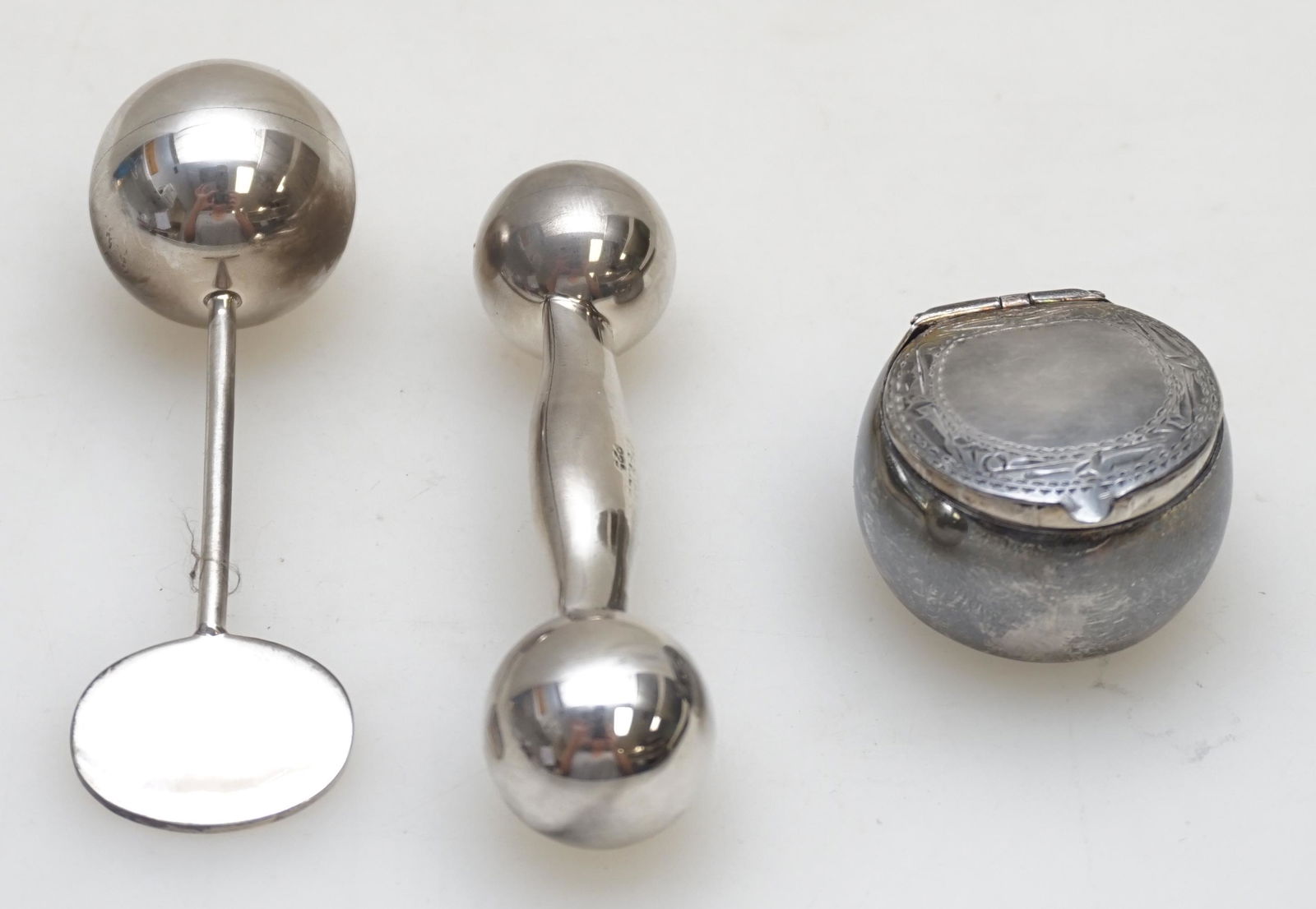 3 pc STERLING BABY RATTLE & FIRST TOOTH BOX - Jan 26, 2020 | Charleston ...