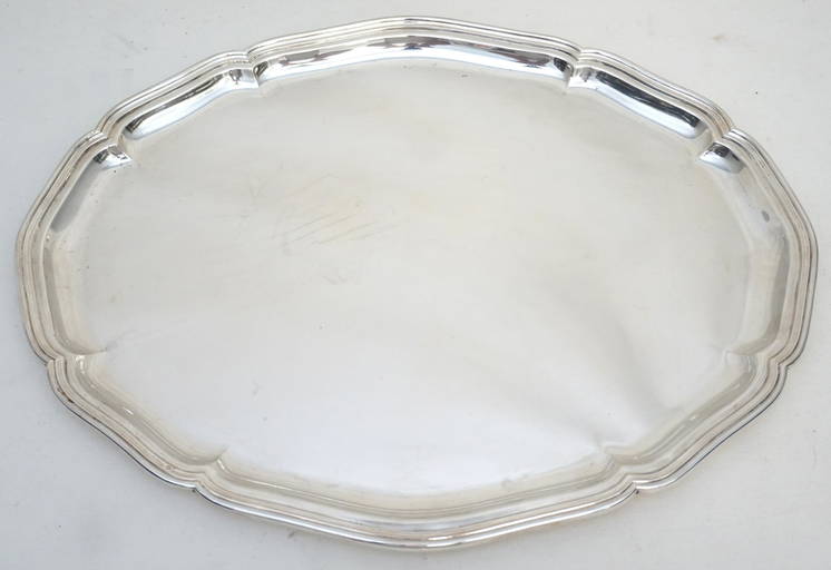 German Sterling Silver Serving Tray