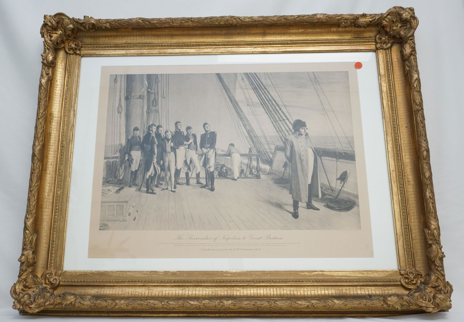 The Surrender Of Napoleon Photogravure