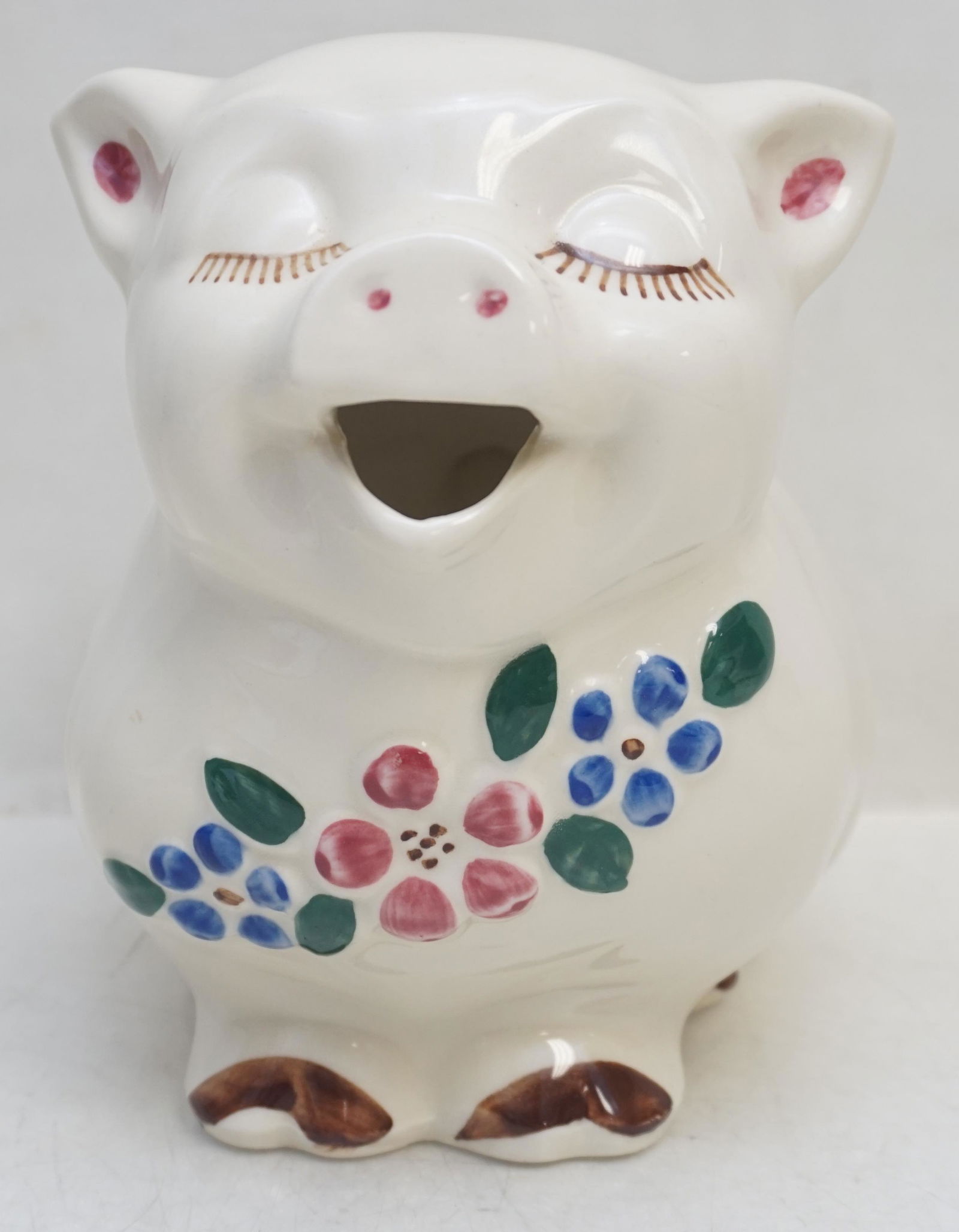Vintage Large Shawnee Smiley Pig Pitcher