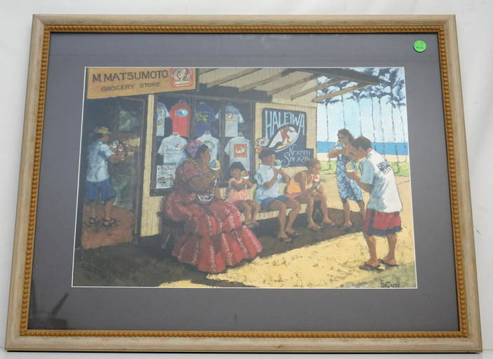 Alfred Furtado (1930 2012) Shave Ice Giclee