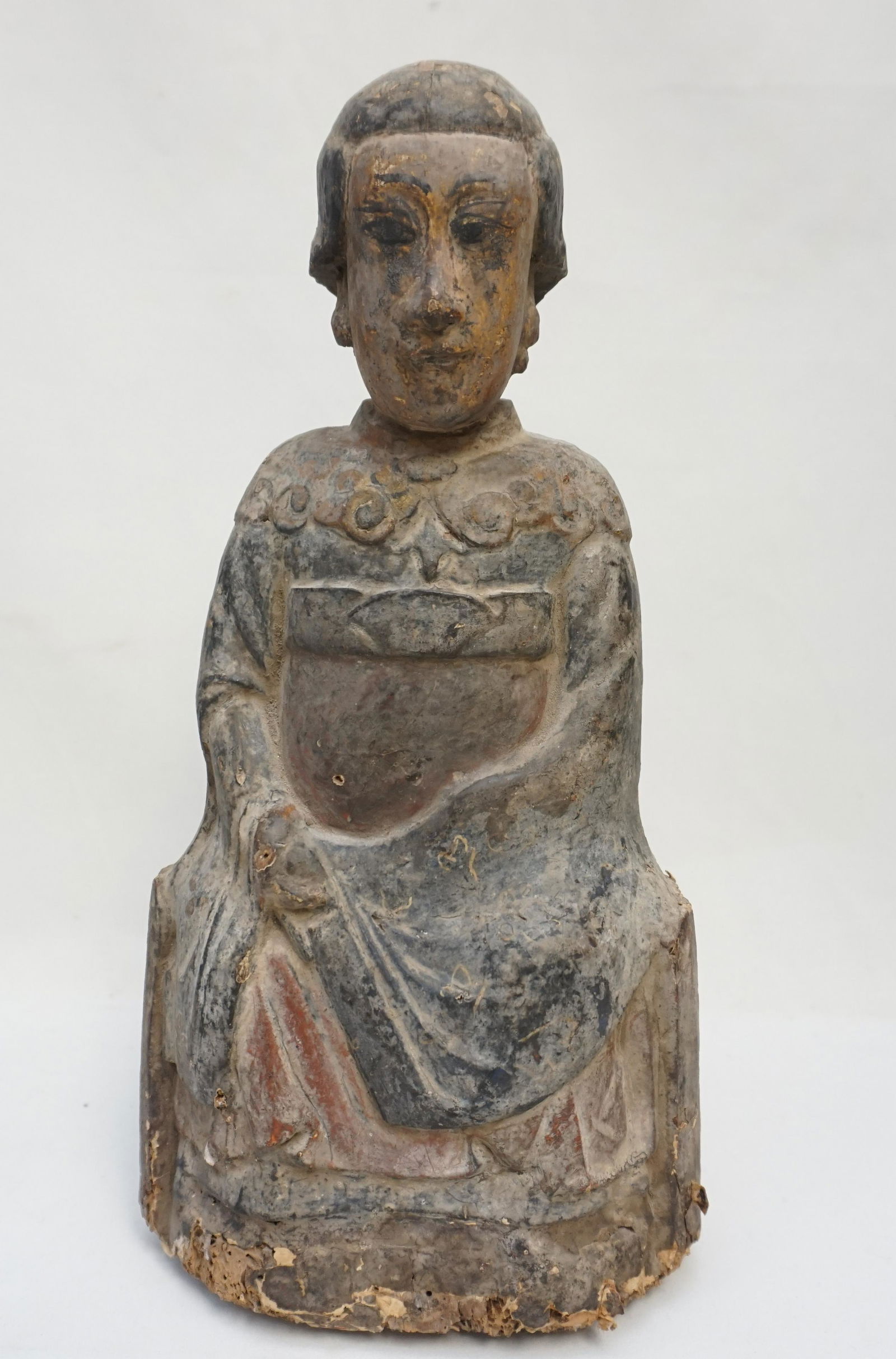 18th/19th C Chinese Carved Female Temple Figure