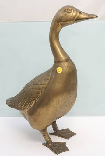 Large Brass Goose