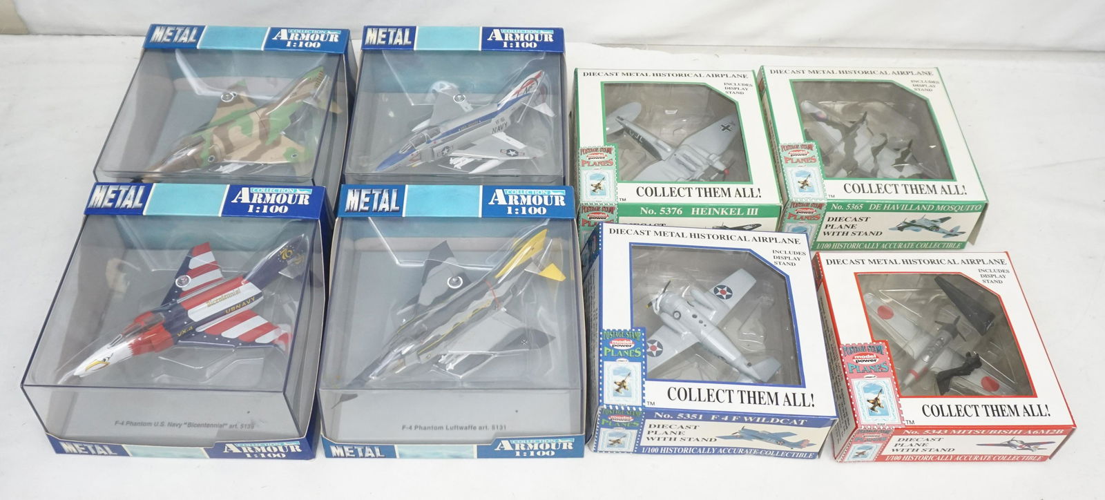 Group Of 8 Franklin Mint Armour Collection & Model