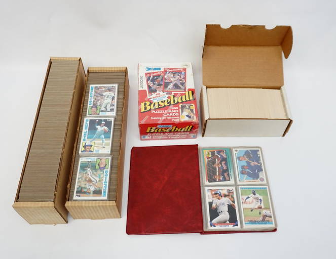 Large Group Of Vintage Baseball Card Sets