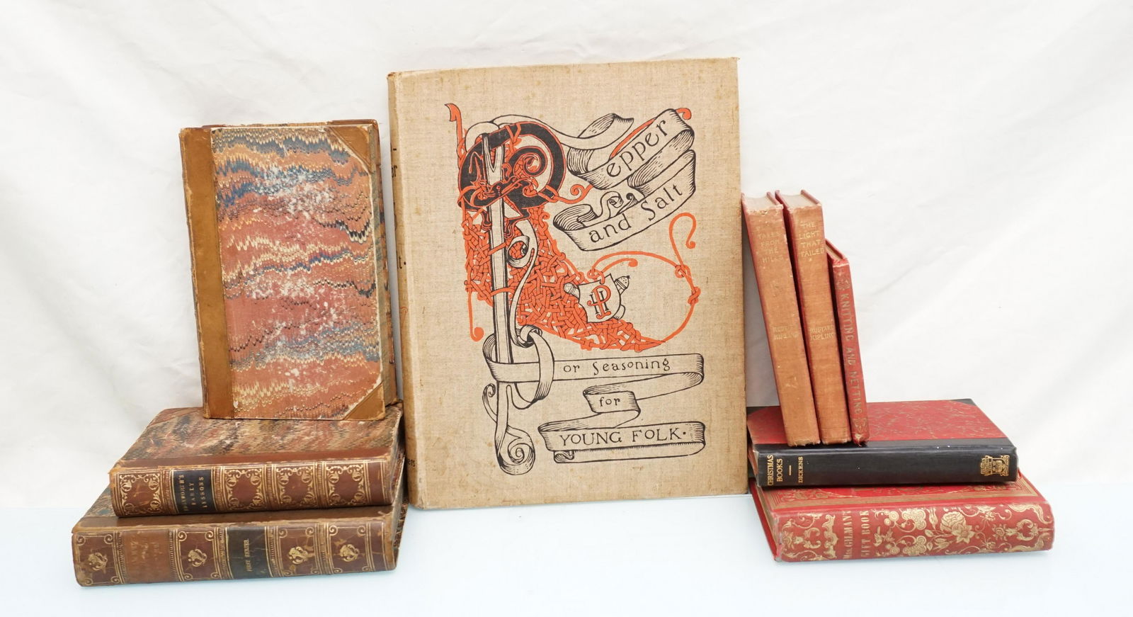 14 Antique Collectible Books