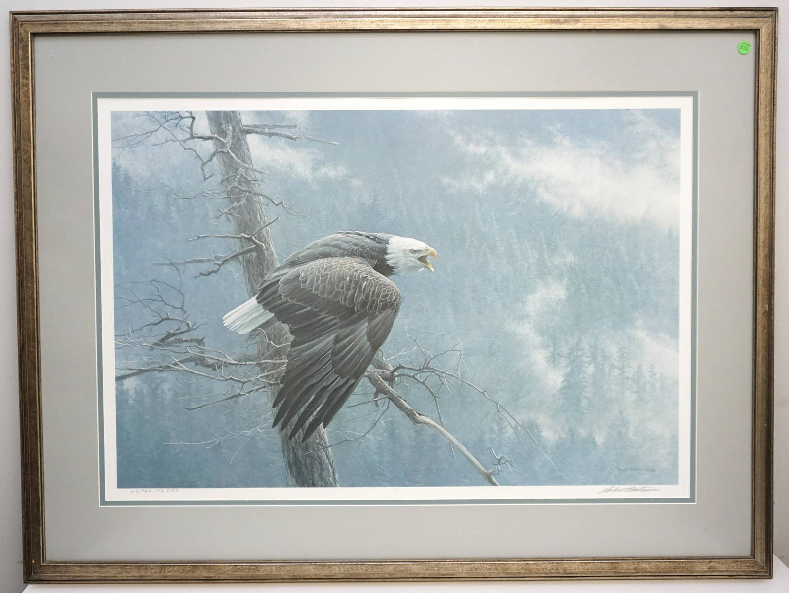 Robert Bateman Ltd Edition Eagle Litho Auction