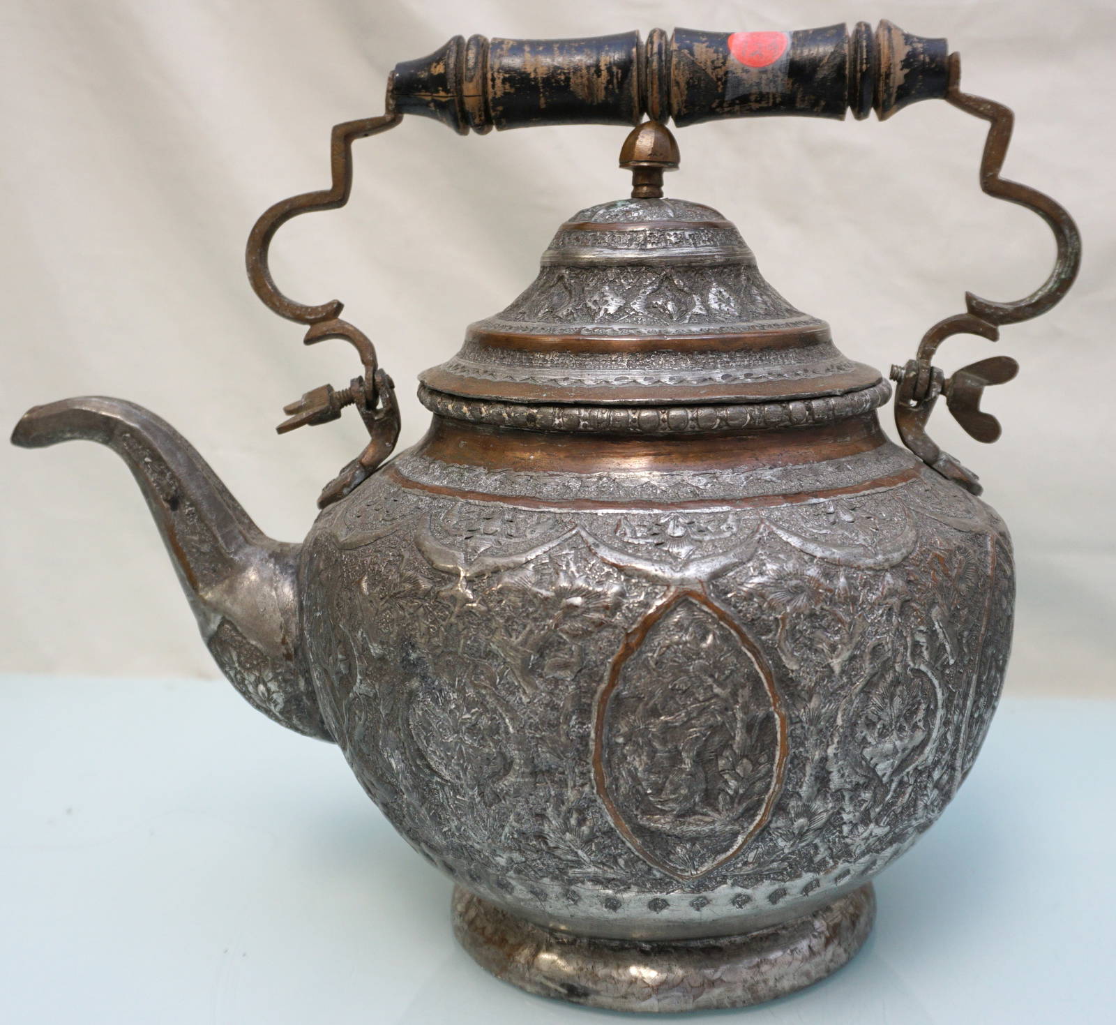 Large Antique 19th C Middle Eastern Tea Kettle Auction