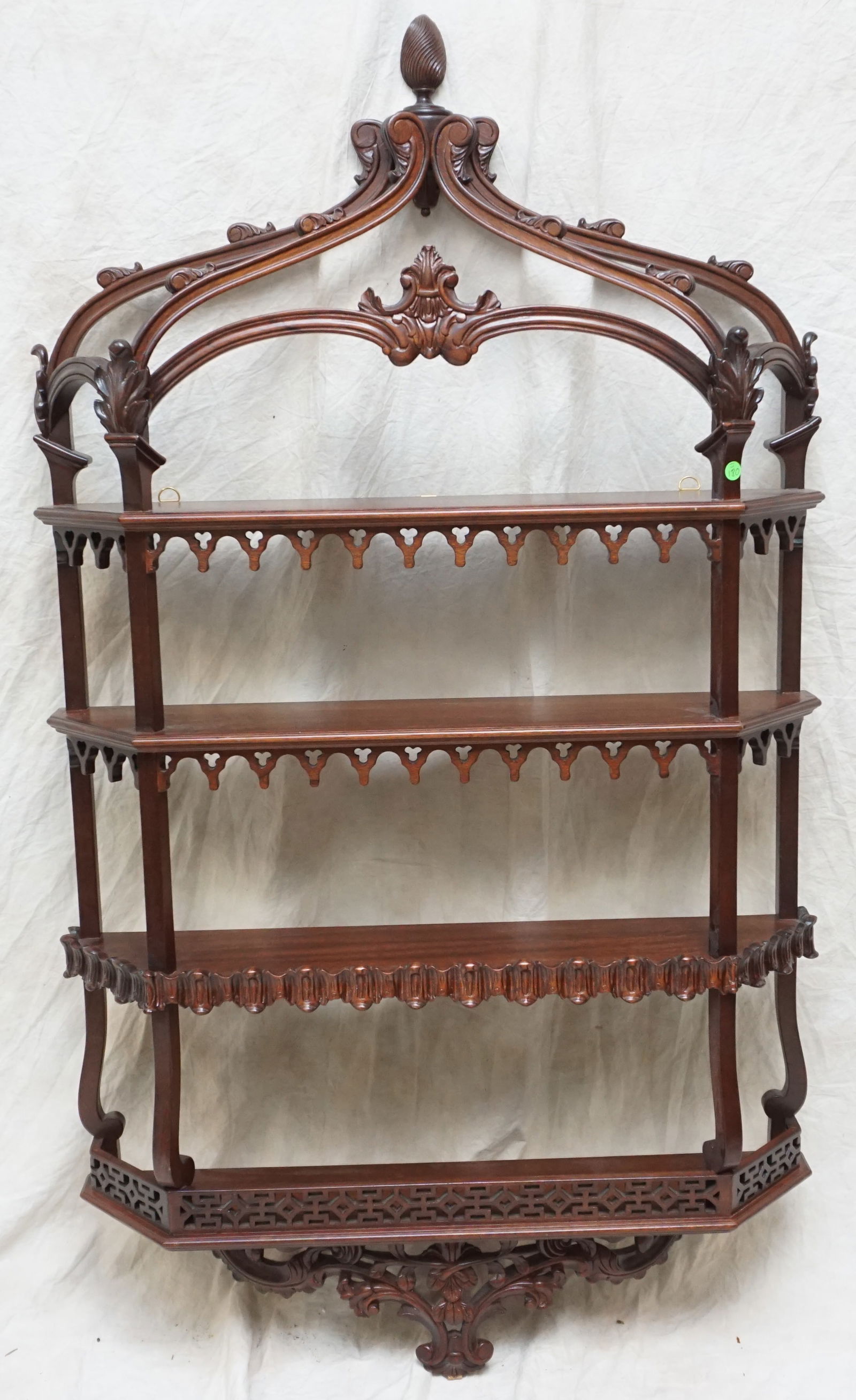 Chelsea House Chinese Chippendale Style Wall Shelf Auction