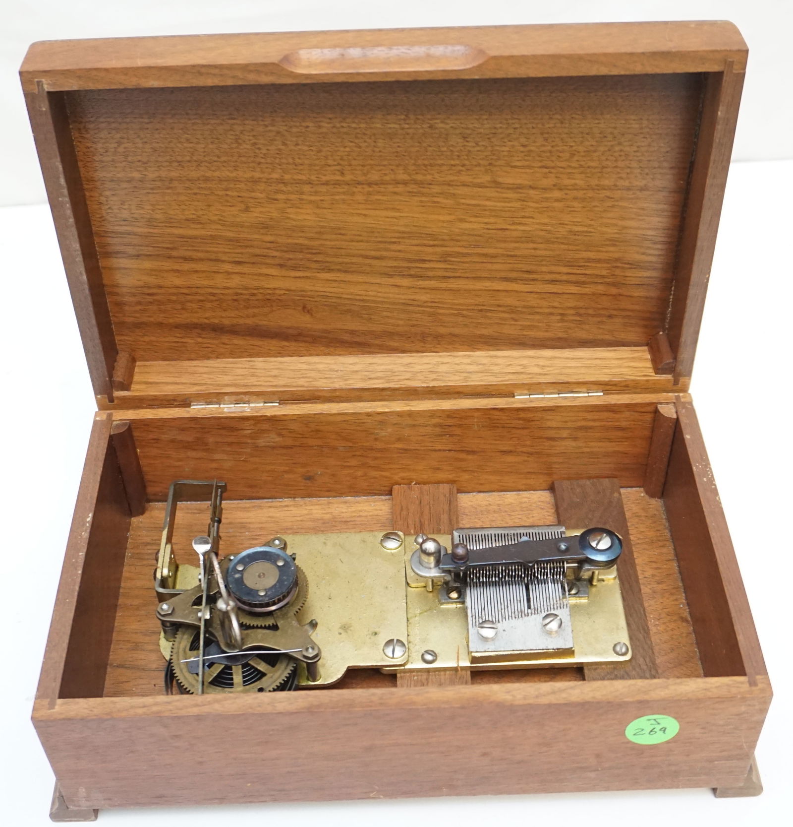 Antique Wood Music Box Auction
