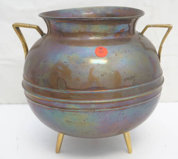 Vintage Brass & Copper Spittoon