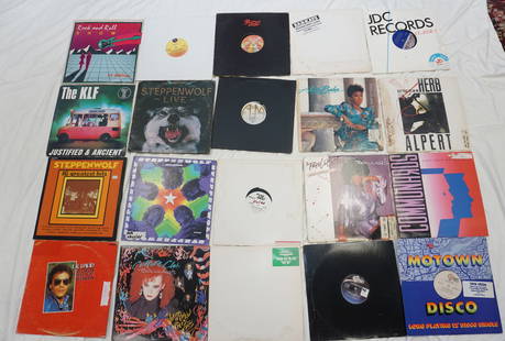 Iconic 70s And 80s Vinyl Records