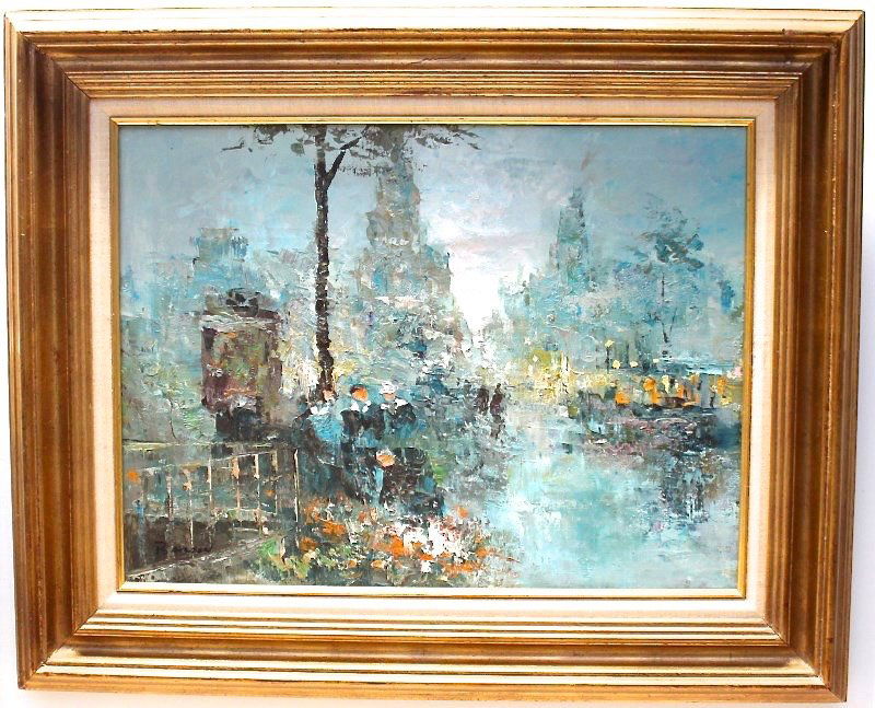 DONALD BLAGGE BARTON (1903-1990)OIL ON CANVAS TWILIGHT