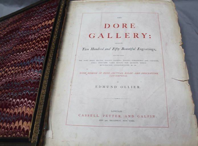 Rare 1870 The Dore Gallery 250 Engravings