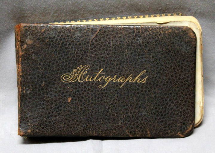 Charleston Sc 1880s Gadsden Autograph Book