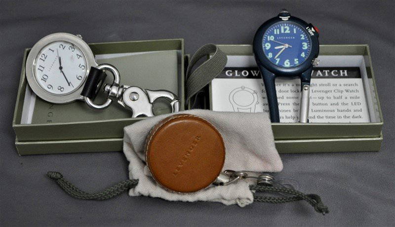 3 Pc Levenger Watches & Id Holder