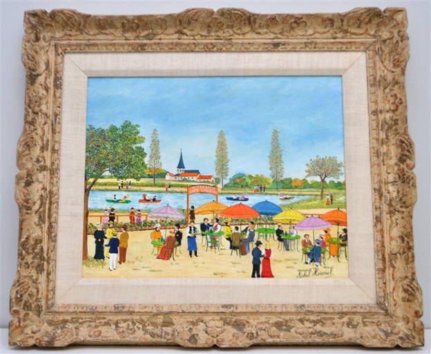 Mid Century Michel Hermel La Terrasse