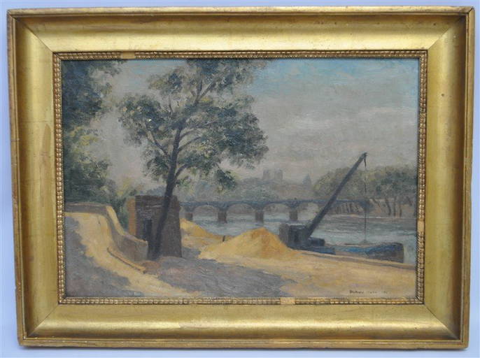 Charles Desire Berthold Mahn (1881 1975) Oil On Canvas