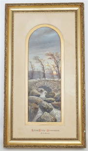 Large Oil Painting Lake District Crummock Water By William Mitchell Of ...