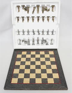 Piero Benzoni Medieval Knights Chess Set