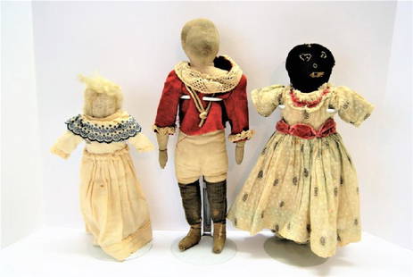 Three Early Dolls