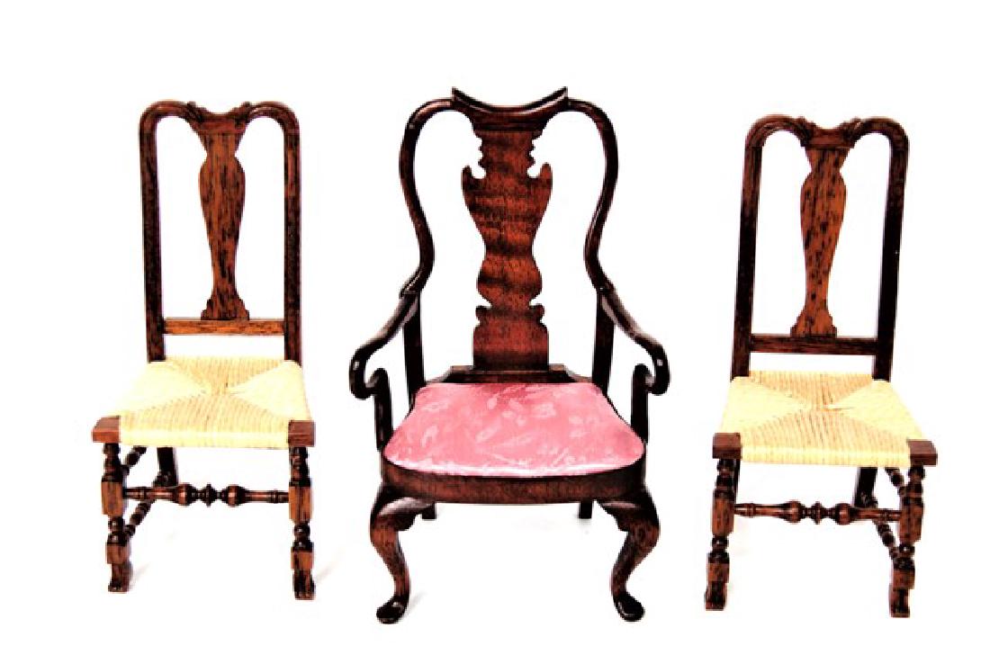 David Booth Queen Ann Armchair & Others Miniatures