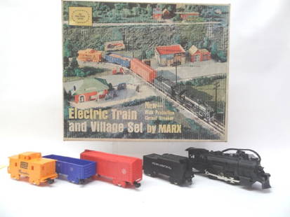 Vintage Marx Electric Train & Village Set #4341