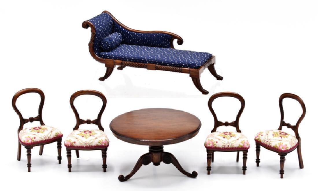 David Booth Dollhouse Parlor Furniture Miniatures