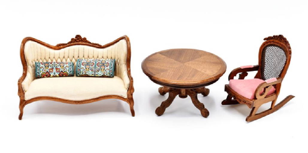 Leonetta Dollhouse Parlor Furniture Miniatures - Dec 15, 2018 | Ron ...