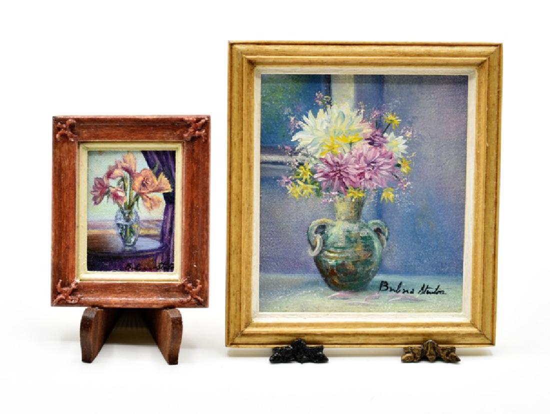 Two Barbara Stanton Dollhouse Paintings Miniatures - Apr 20, 2019 | Ron ...