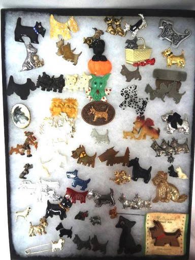 Vintage Scotty Dog Pins