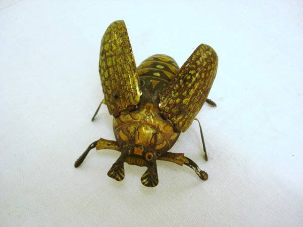 Tin Wind Up Dragon Fly