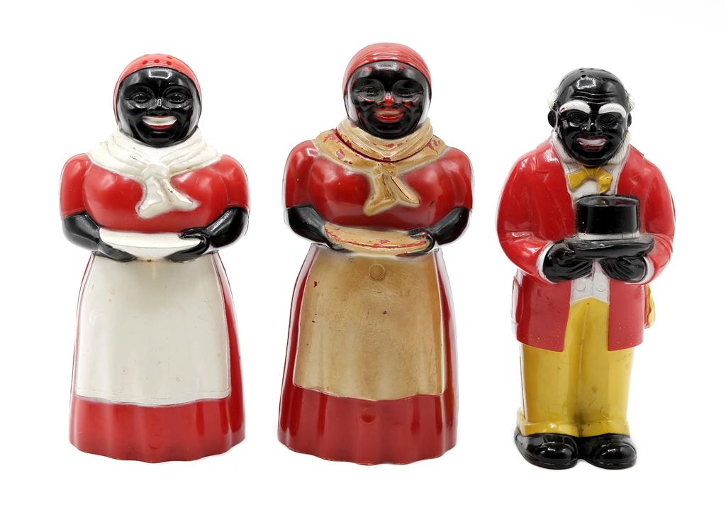 Aunt Jemima Syrup Pitcher, Salt & Pepper