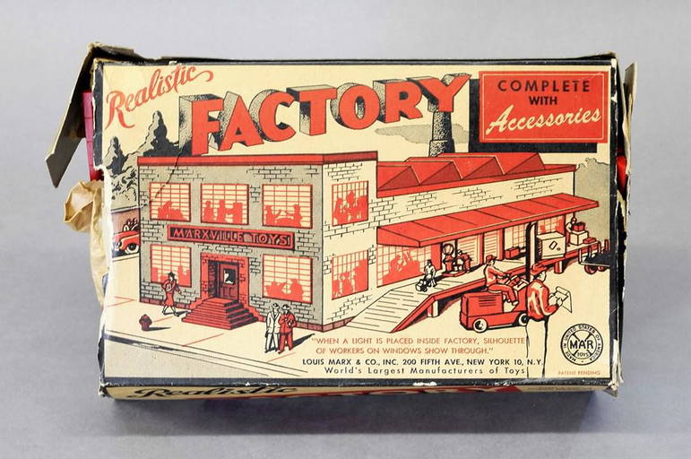 Marx Realistic Factory Toy Set - Oct 17, 2020 | Ron Rhoads Auctioneers ...