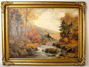 R. Eicher, Oil On Canvas.