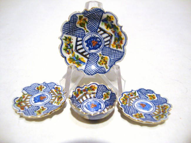 Four Debbie Mcknight Imari Porcelains
