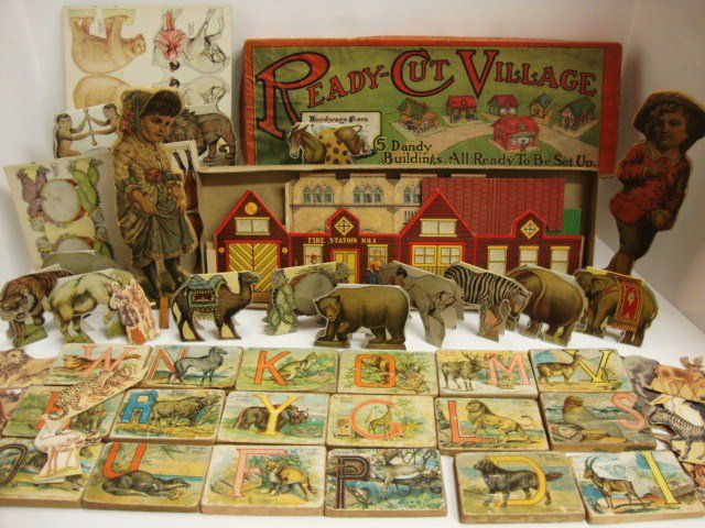 Vintage Lithograph Blocks