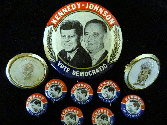 Ten Jfk Political Buttons