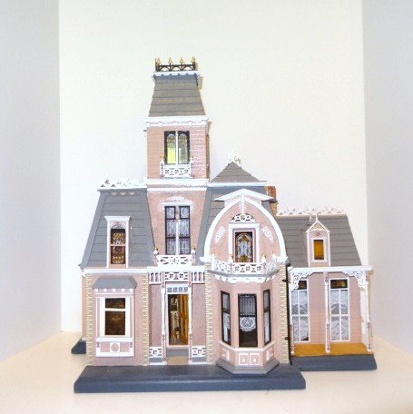Half-scale Paul Cumbie Victorian Mansion