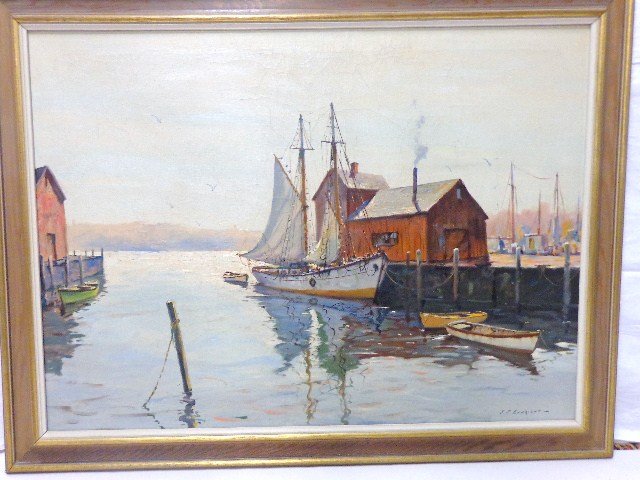 J.J. Enwright Oil Painting - Nov 29, 2014 | Ron Rhoads Auctioneers in PA